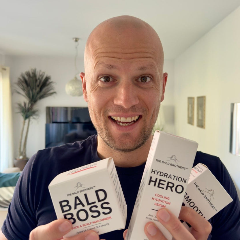 The Full Bald Head Care Gift Set | Complete Grooming Routine | Mens ...