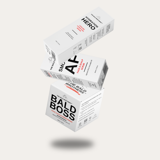 The Full Bald Head Care Gift Set | Complete Grooming Routine | Mens ...